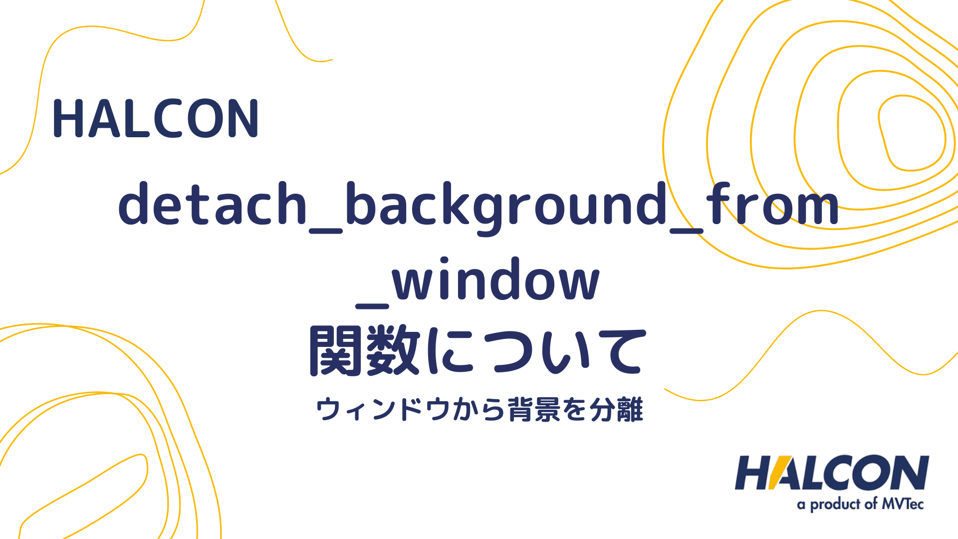 【HALCON】detach_background_from_window 関数について - ウィンドウから背景を分離