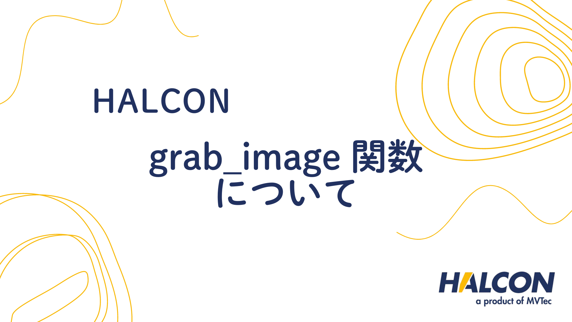 【HALCON】grab_image関数ガイド - 画像取得の基本と応用